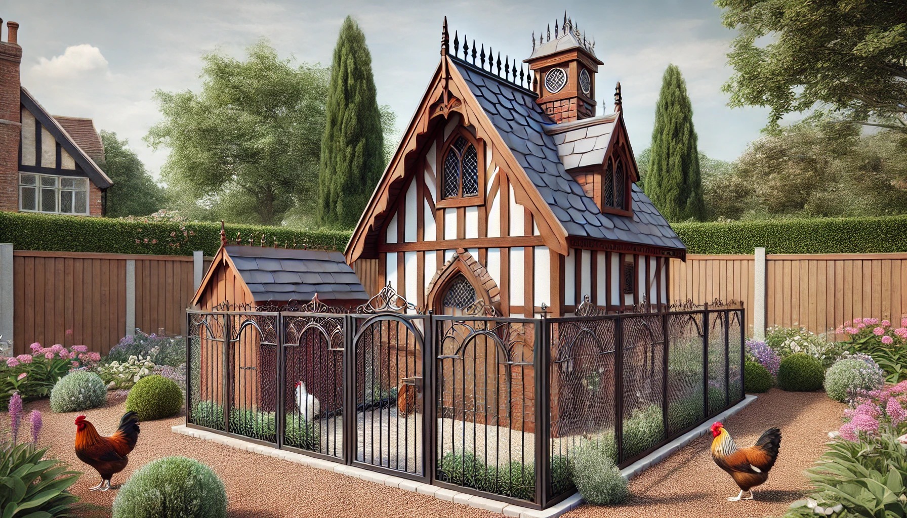 Tudor Style Chicken Coops – Amish Chicken Coop